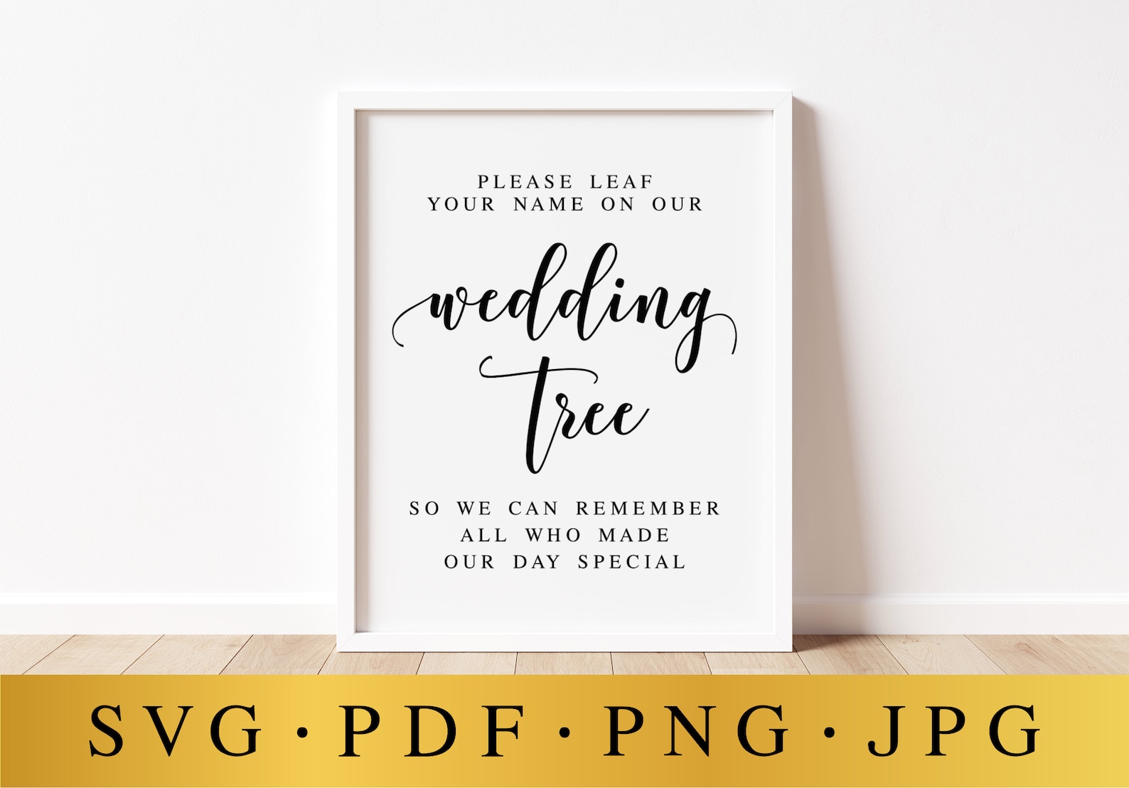 Please Leaf Your Name on Our Wedding Tree, Wedding Signs, Wedding Decor ...