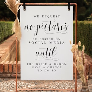 We Request No Pictures, Wedding SVG Signs, Wedding Decor, Unplugged ...