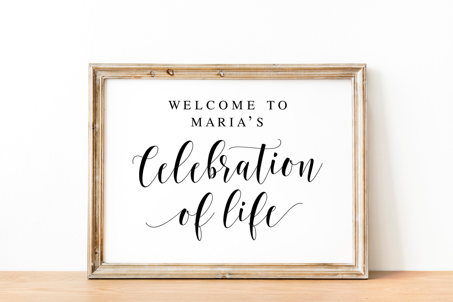 Welcome to Celebration of Life, Memorial Signs, Funeral Sign, Memory ...
