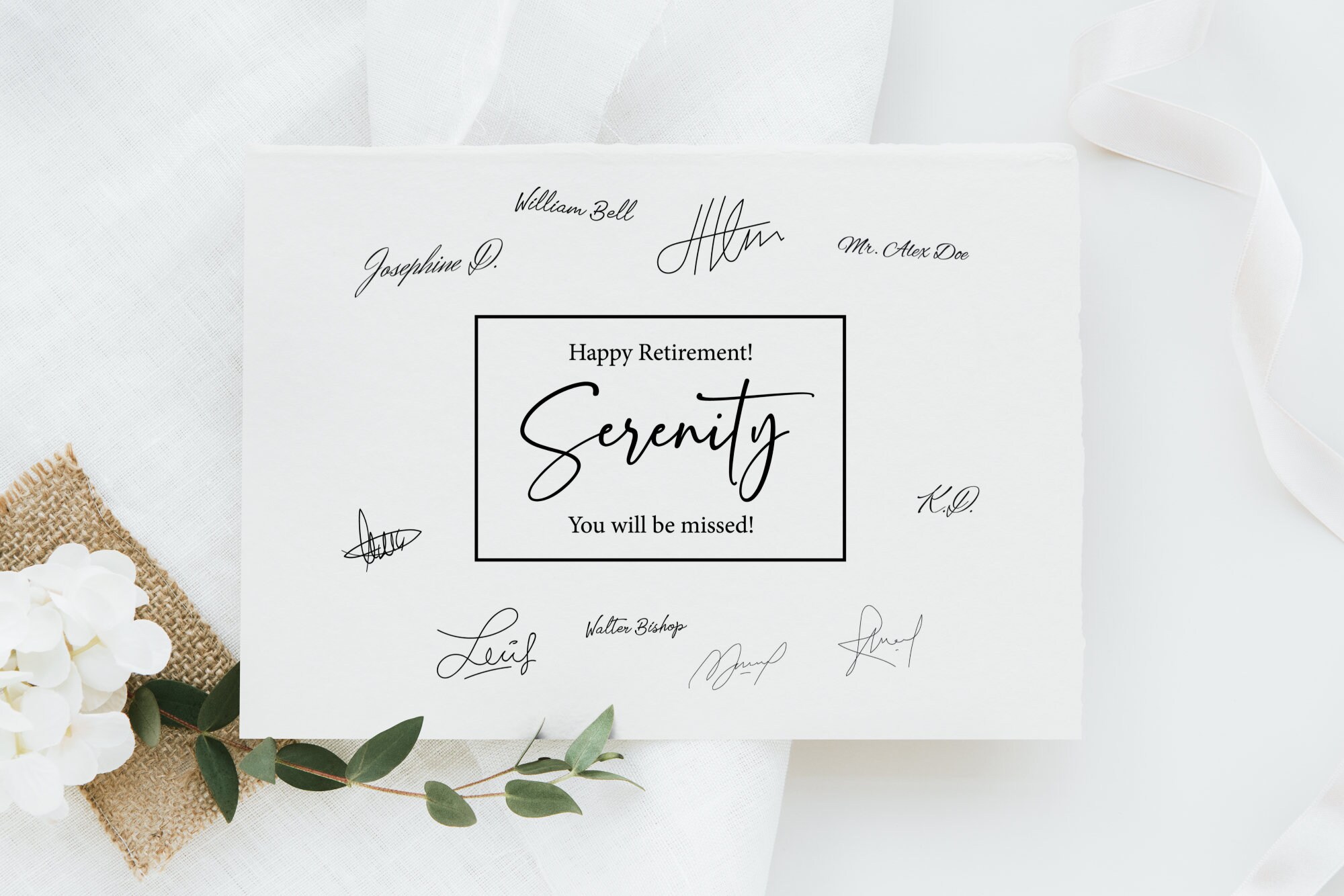 Happy Retirement Sign Retirement Signature Gift Sign - Etsy