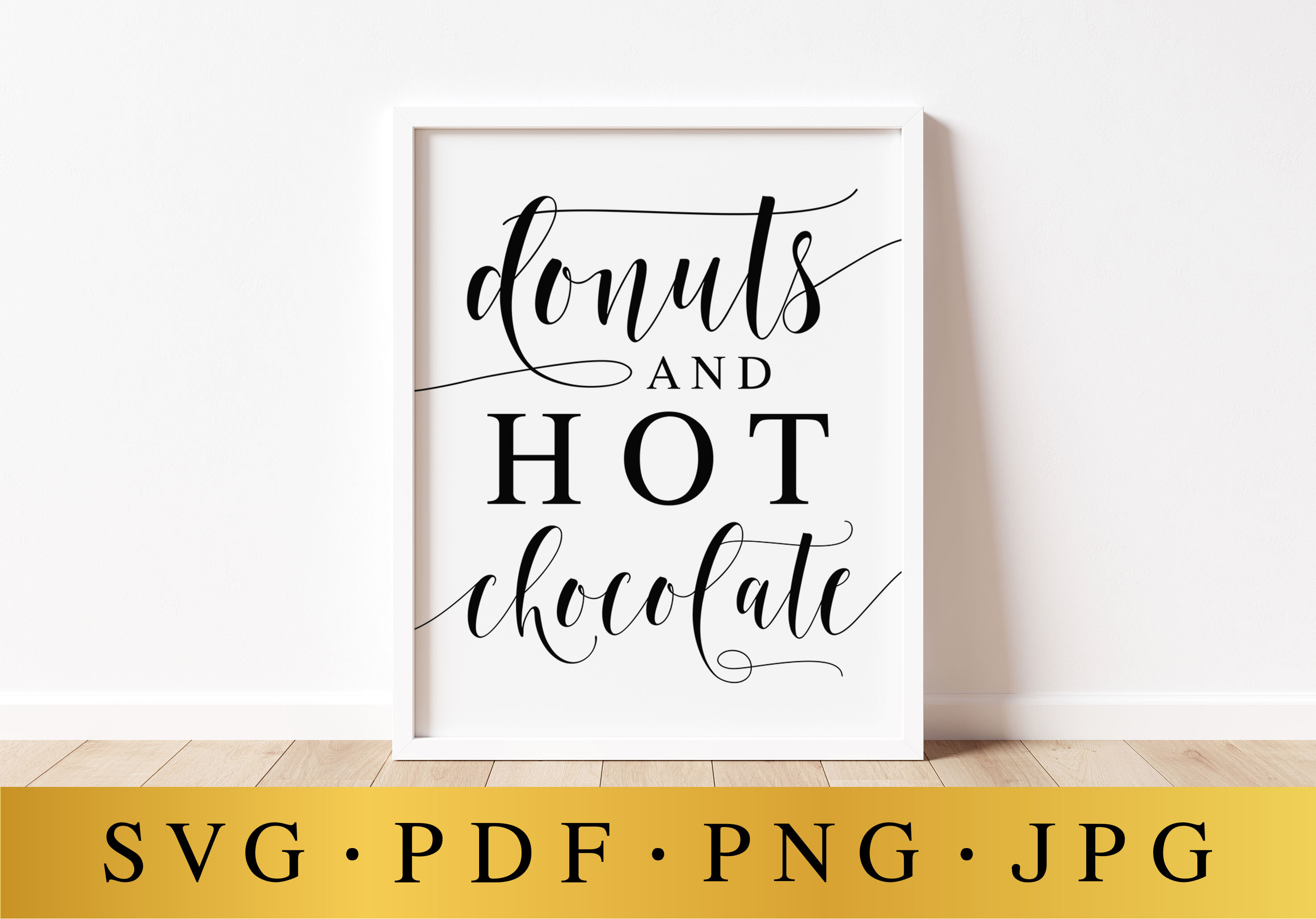 Donuts and Hot Chocolate, Wedding Signs, Wedding Donut Bar Sign, Donut ...