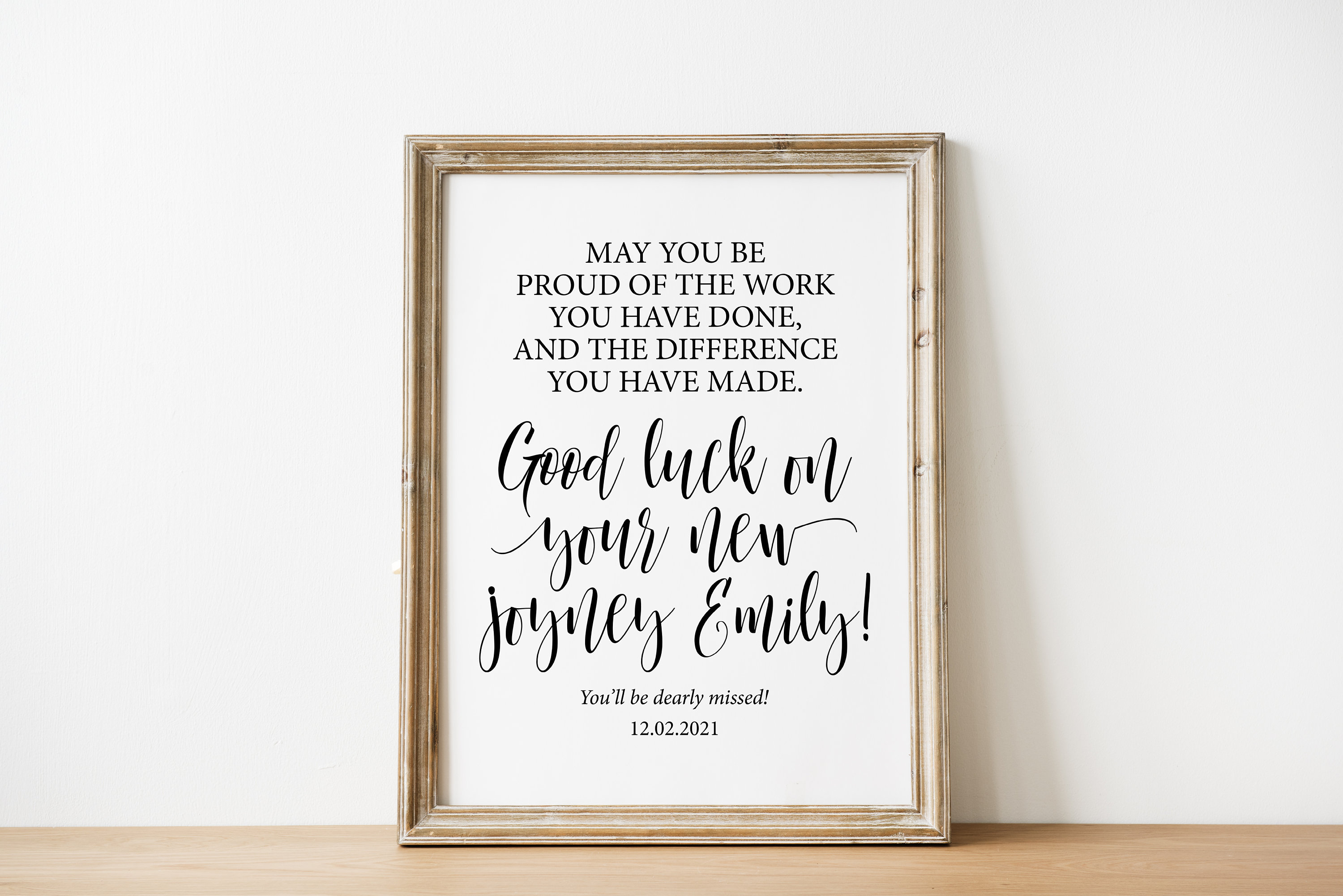 Good Luck on Your New Journey Happy Retirement Sign - Etsy