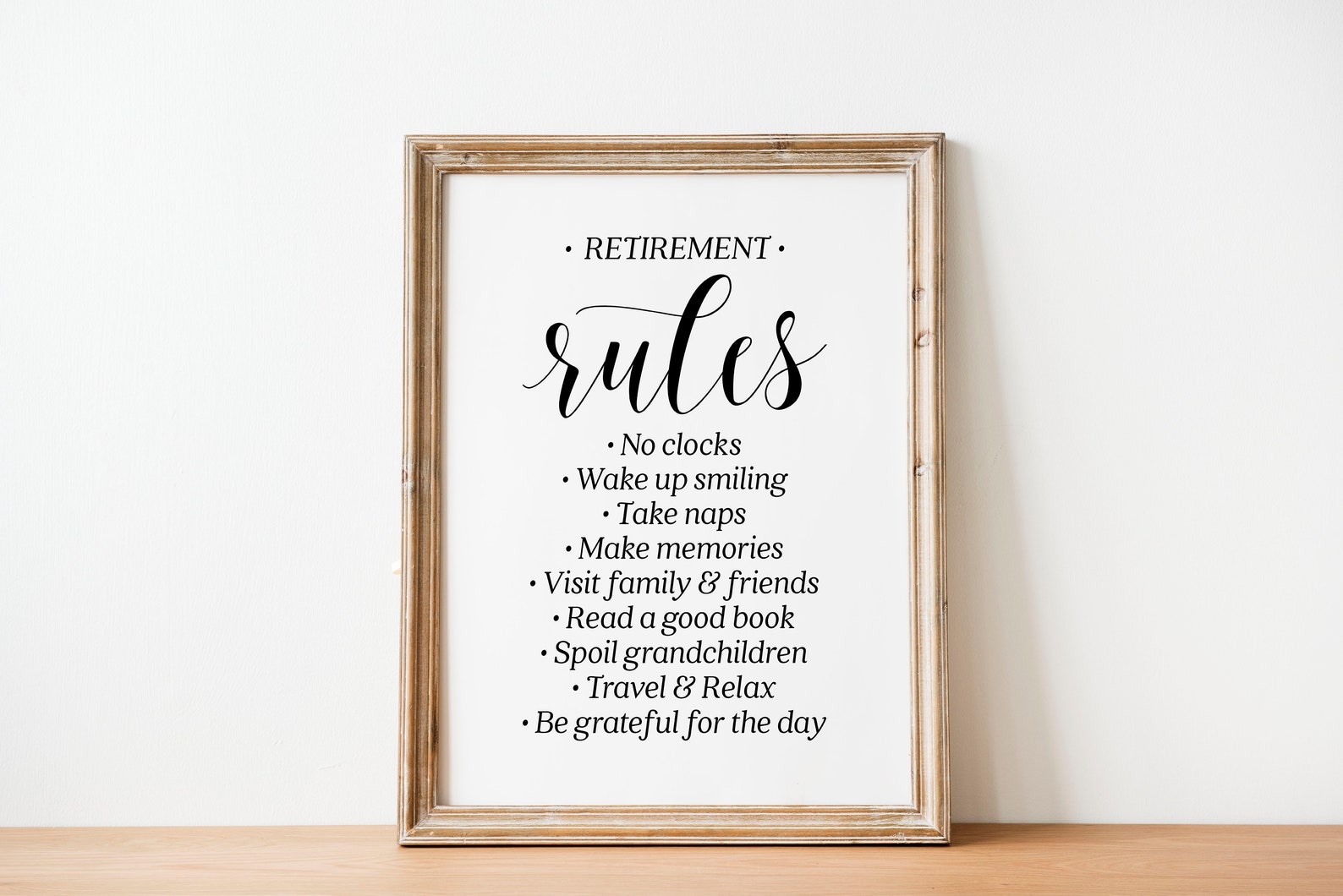 Retirement Rules, Retirement Gift Sign, Retiree Gift, Retirement Party ...