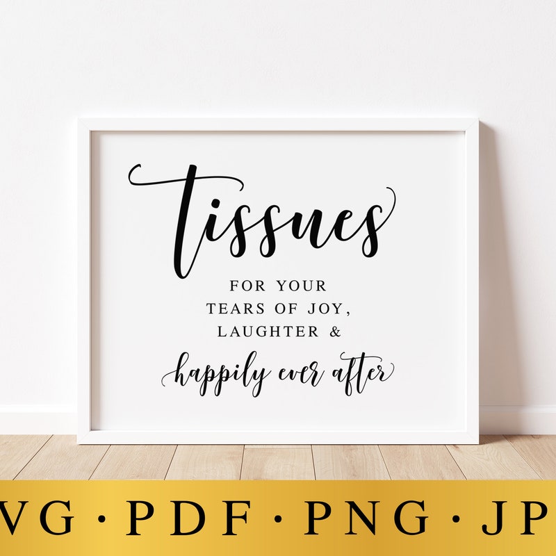 Wedding Tissues - Etsy