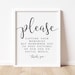 No Photos Sign Unplugged Birthday Sign No Photos of Baby - Etsy