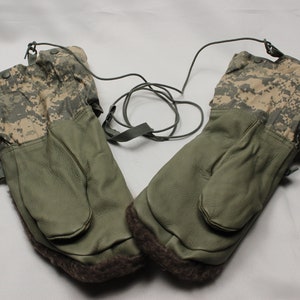Army Surplus Turn in Extreme Cold Weather Arctic Mitten Set Shell and ...