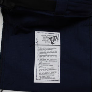 New Coast Guard ODU Trousers L XL (large Extra Long) Navy Blue BDU ...