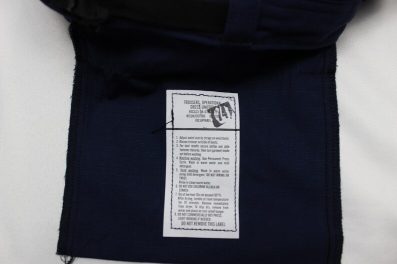 New Coast Guard ODU Trousers L XL (large Extra Long) Navy Blue BDU ...
