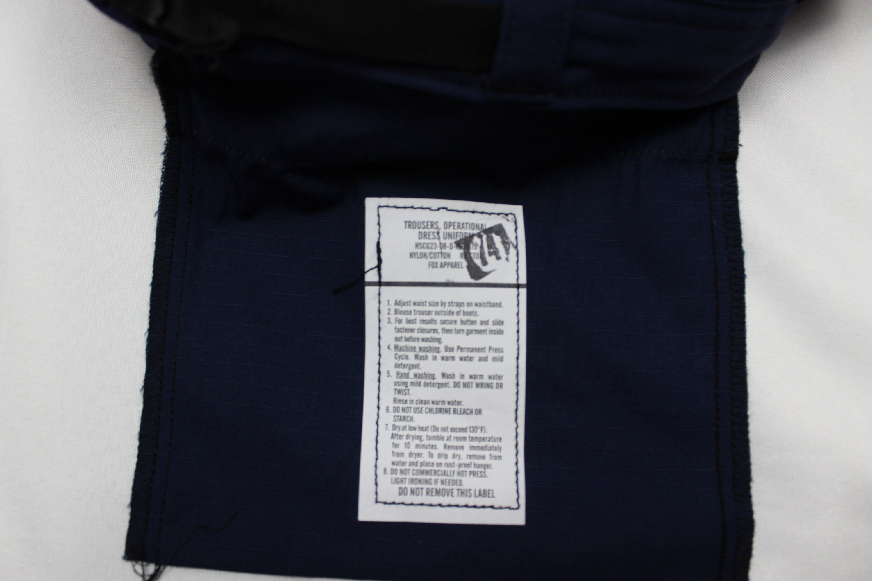 New Coast Guard ODU Trousers L XL (large Extra Long) Navy New Coast Guard ODU Trousers L XL (large Extra Long) Navy