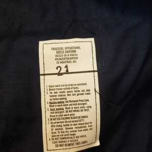 New Coast Guard ODU Trousers L XL large Extra Long Navy Blue - Etsy