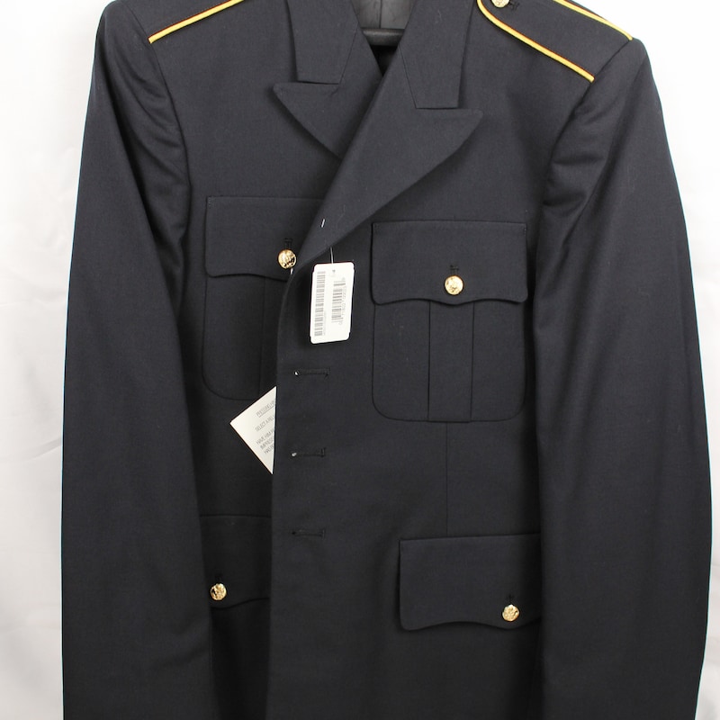 Blue Army Coat - Etsy