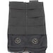MOLLE Double Pistol Tactical Magazine Pouch Black Fits 9mm .40 .45 ...