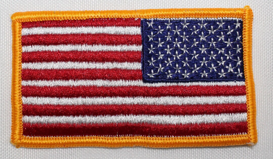 Military Surplus American Flag Right Shoulder Braided Sew on Patch - Etsy