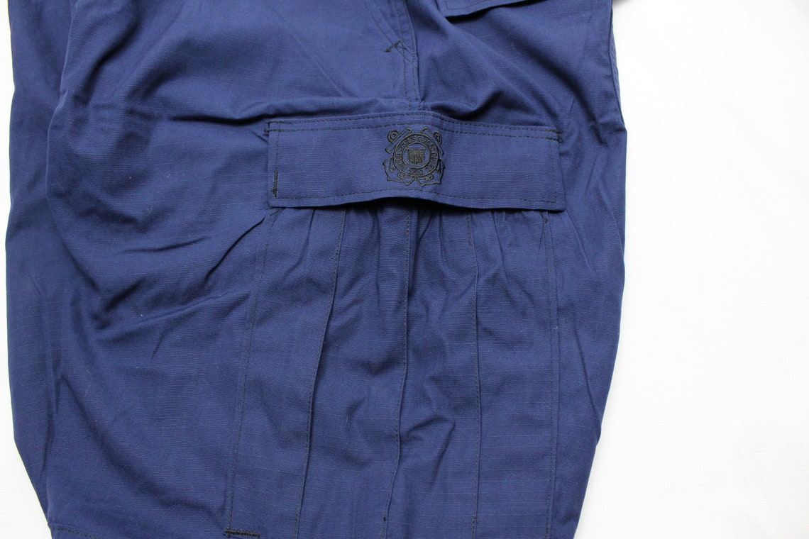 New Coast Guard ODU Trousers L XL (large Extra Long) Navy Blue BDU ...