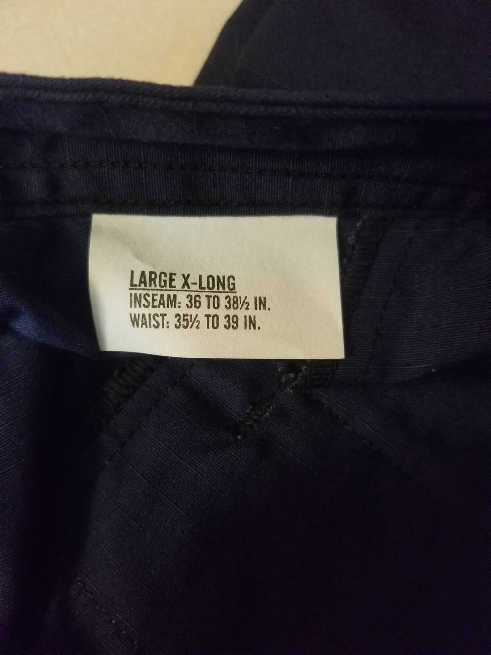 New Coast Guard ODU Trousers L XL large Extra Long Navy Blue - Etsy