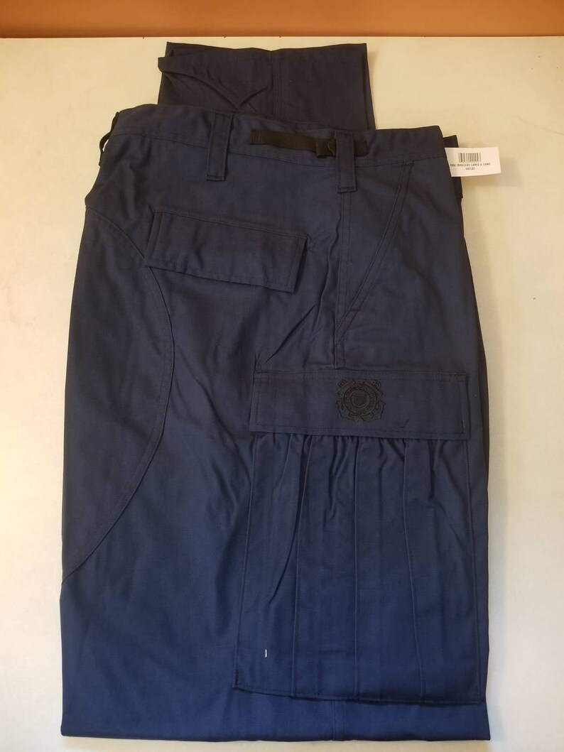 New Coast Guard ODU Trousers L XL large Extra Long Navy Blue - Etsy