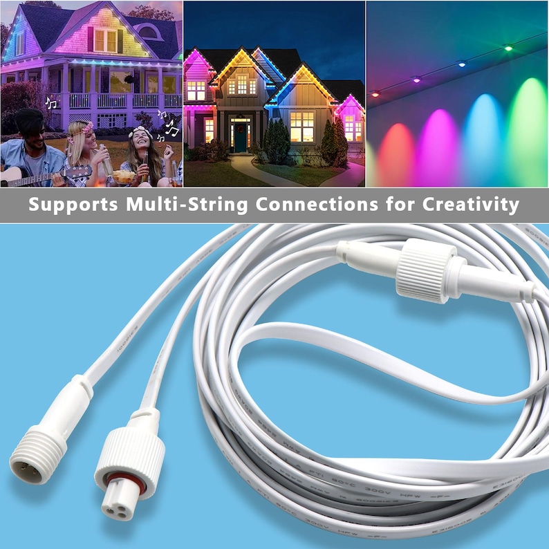 Extension Cable for Govee Permanent Outdoor Lights Pro (H706A, H706B ...