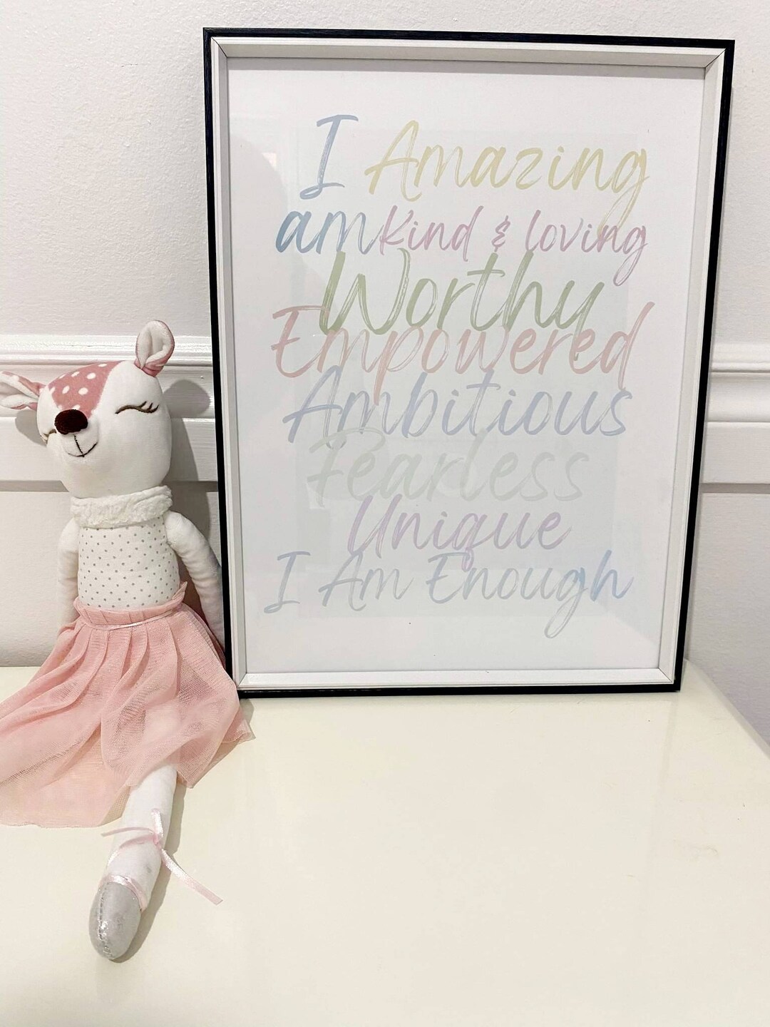 I AM Print DIGITAL DOWNLOAD 8.5x11 Digital File Wall Art Room Decor ...