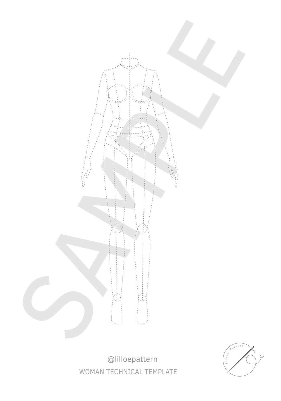 Mannequins for Technical Sketches - Etsy