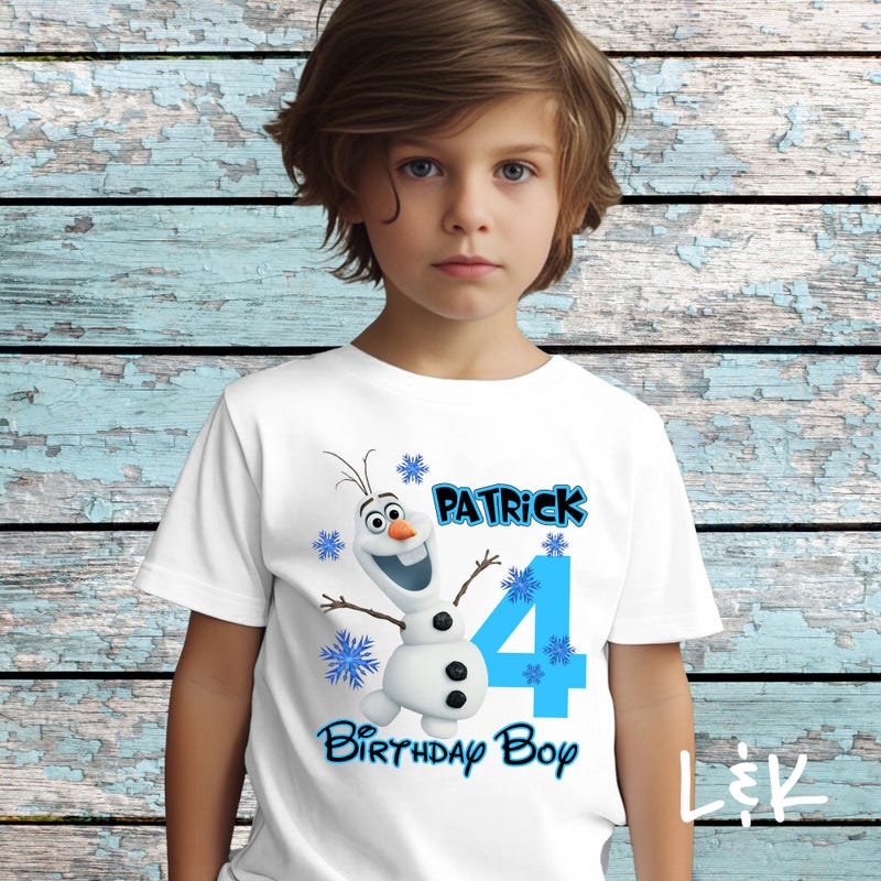 Birthday Boy Olaf Shirt - Etsy