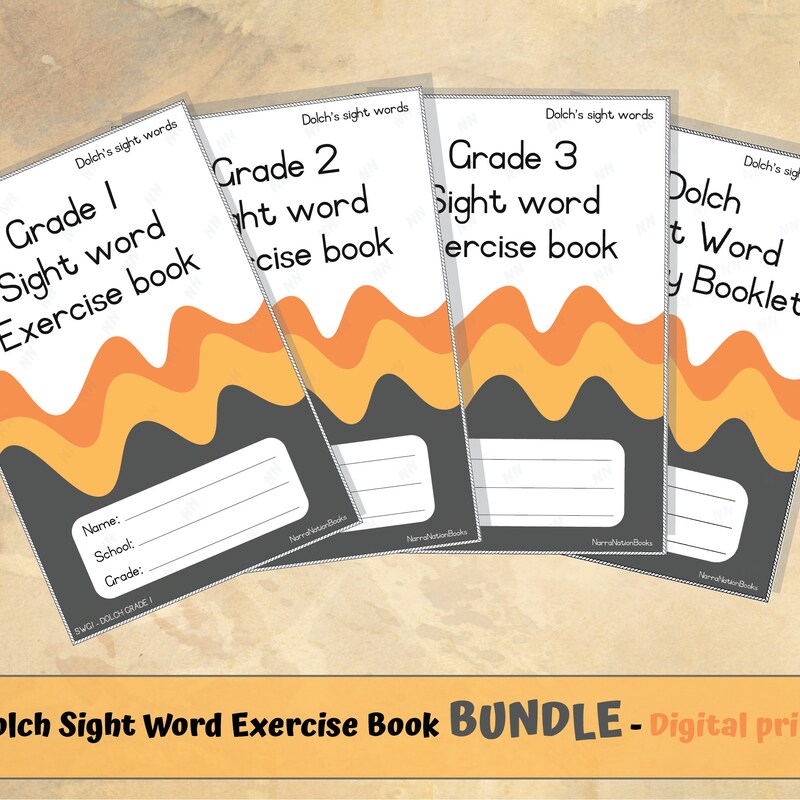 Dolch Sight Words - Etsy