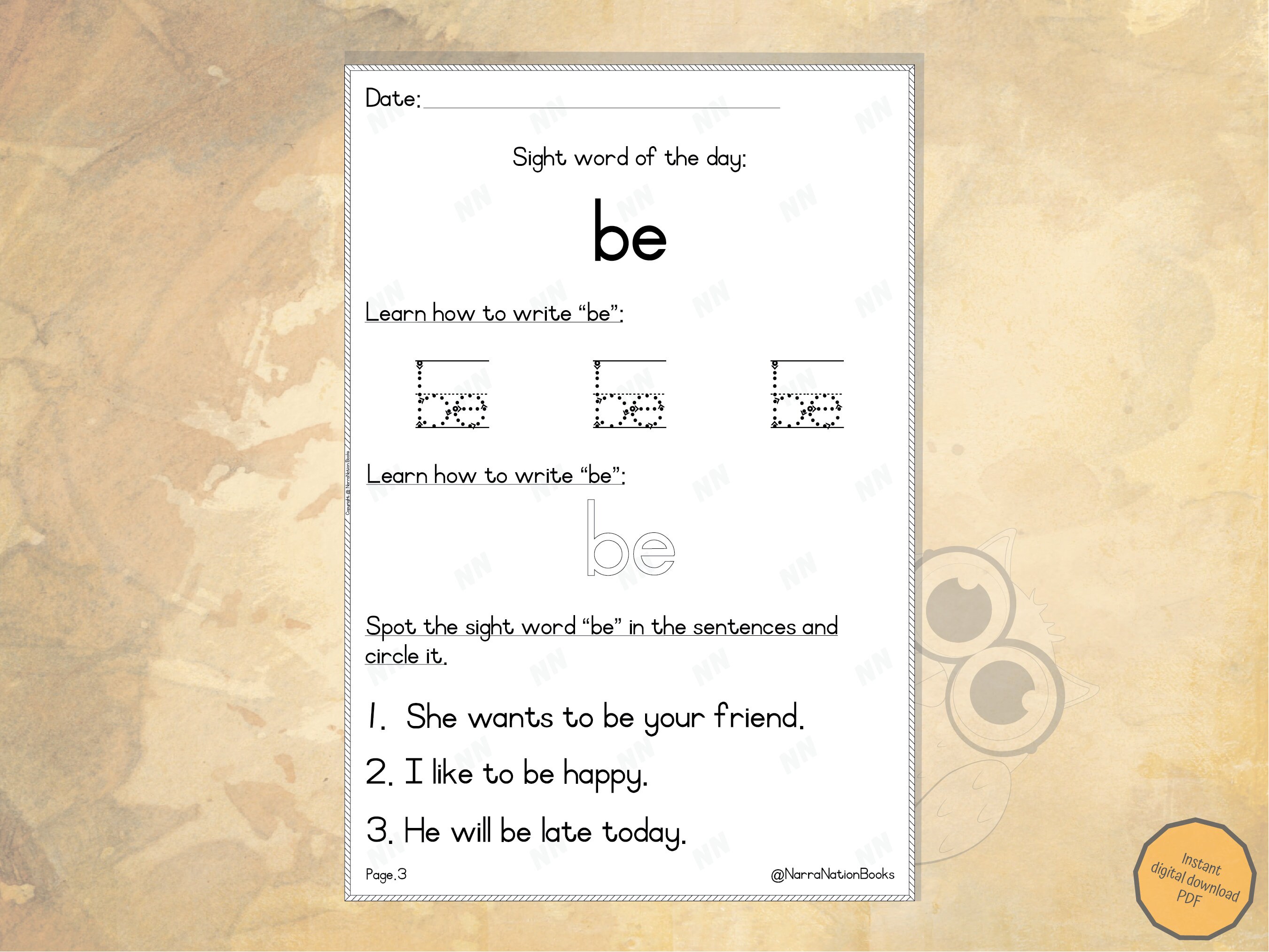 20 Sight Words of Fry's Sight Word List. Teaching Resource Workbook 2 ...