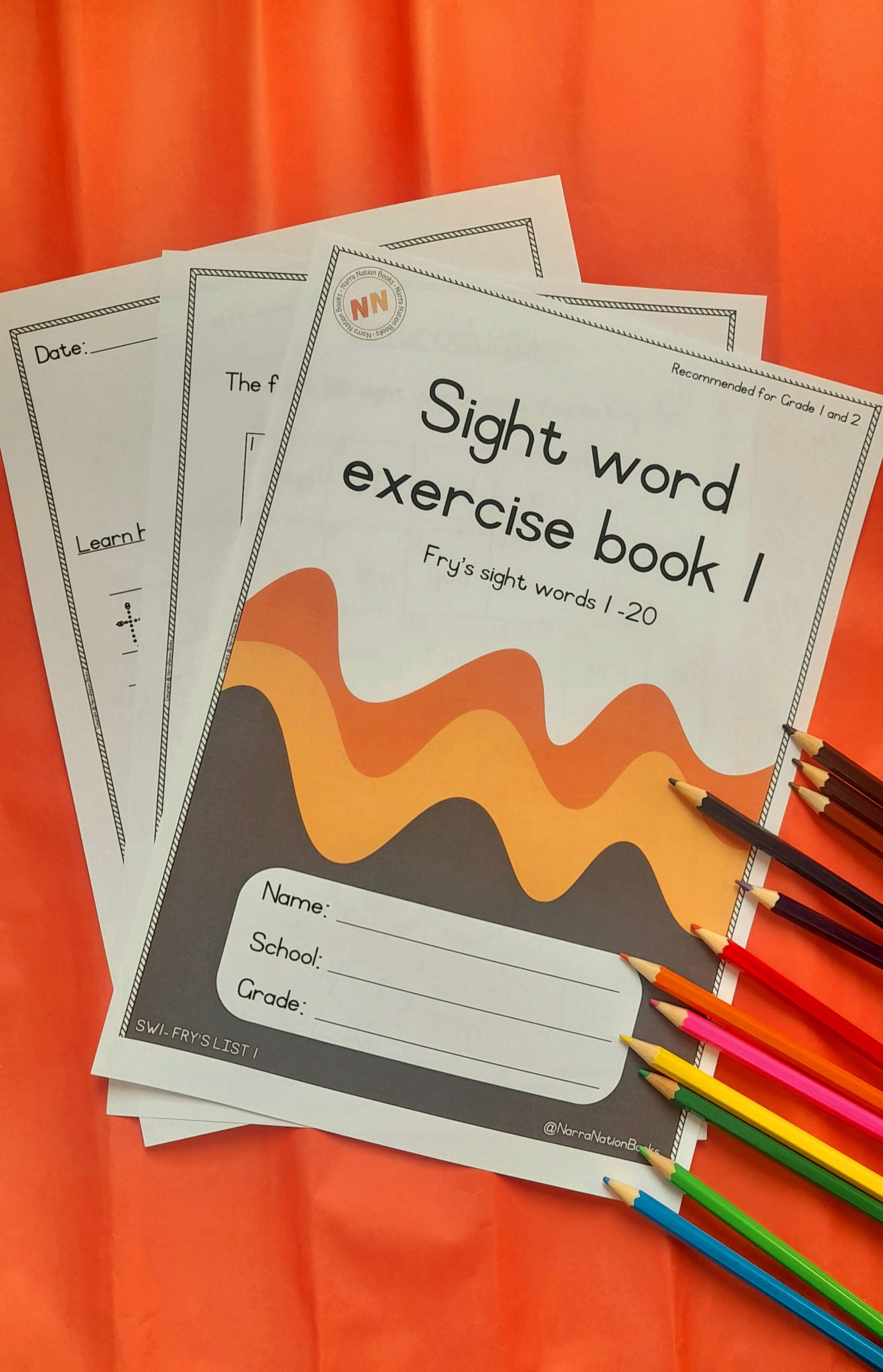Fry's Sight Words Worksheet PDF for Ages 6-8 | Tracing, Coloring ...