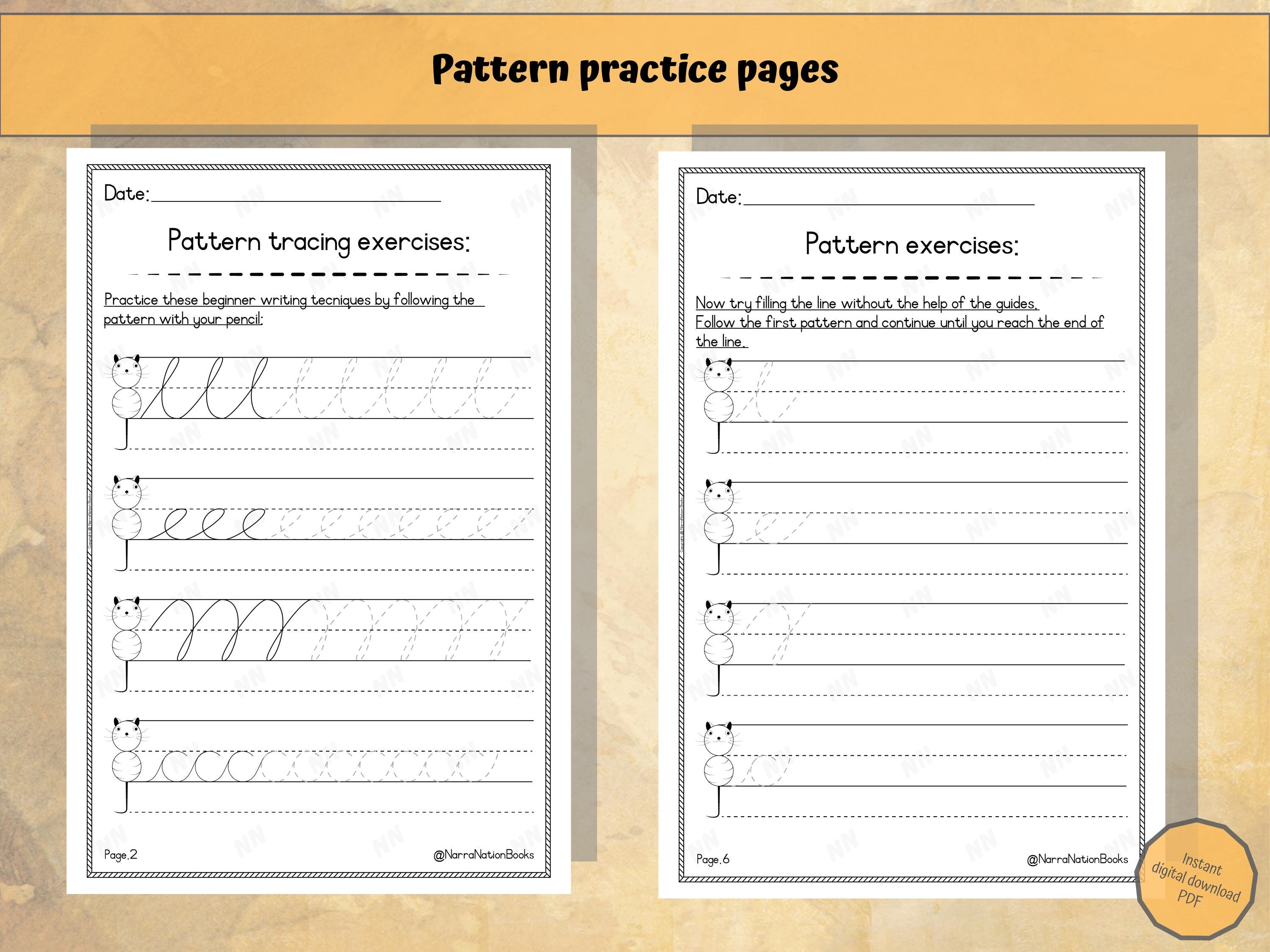 Alphabet Writing & Cursive Handwriting Bundle | Learn to Write ...