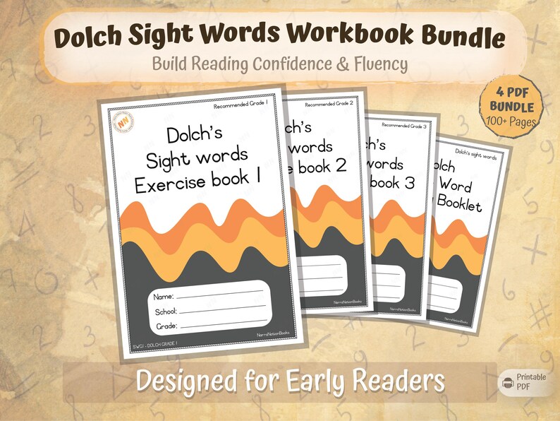 Sight Words Worksheets Bundle: Grades 1-3 | Dolch Printable Sight Word ...