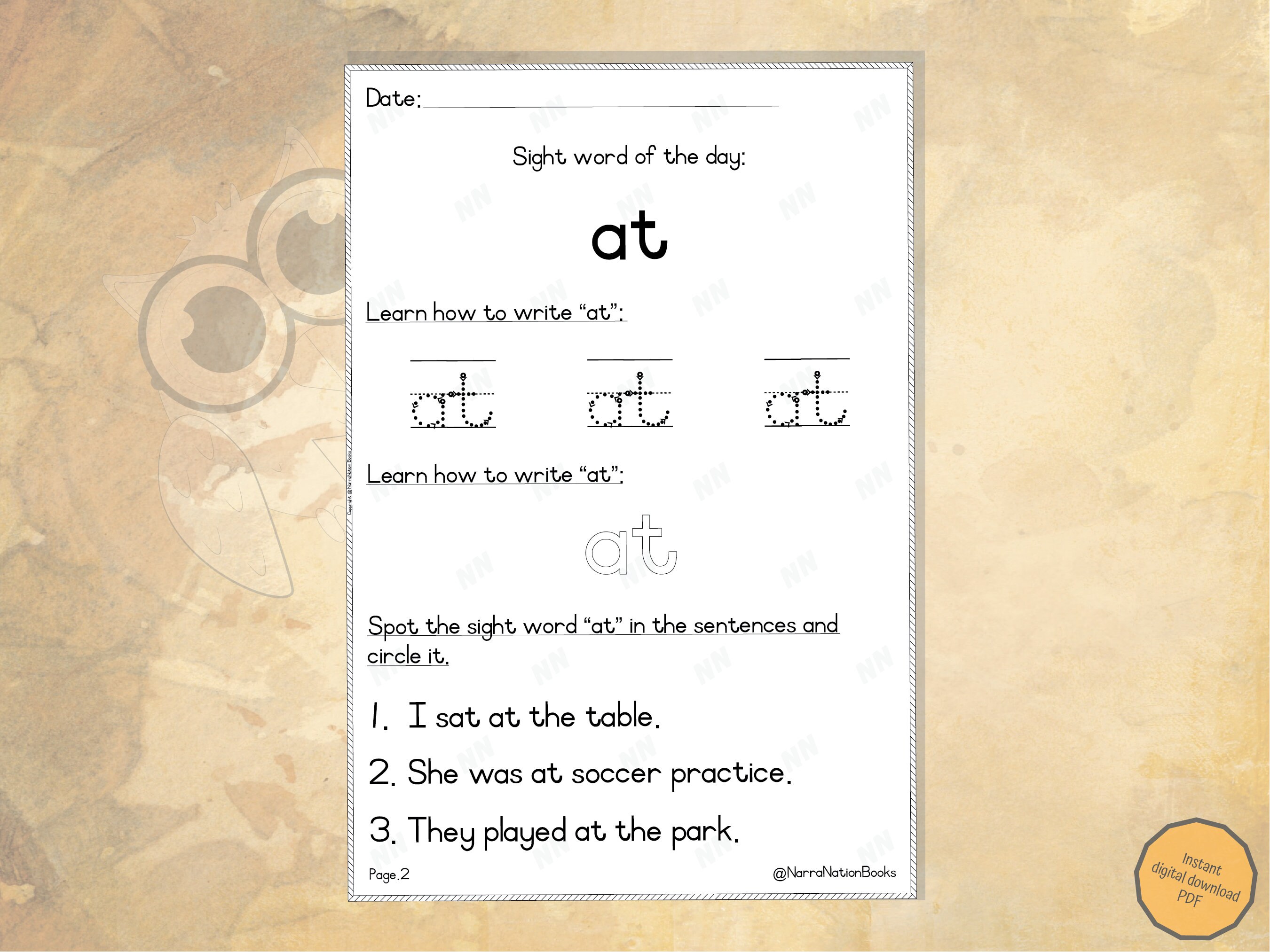 20 Sight Words of Fry's Sight Word List. Teaching Resource - Etsy