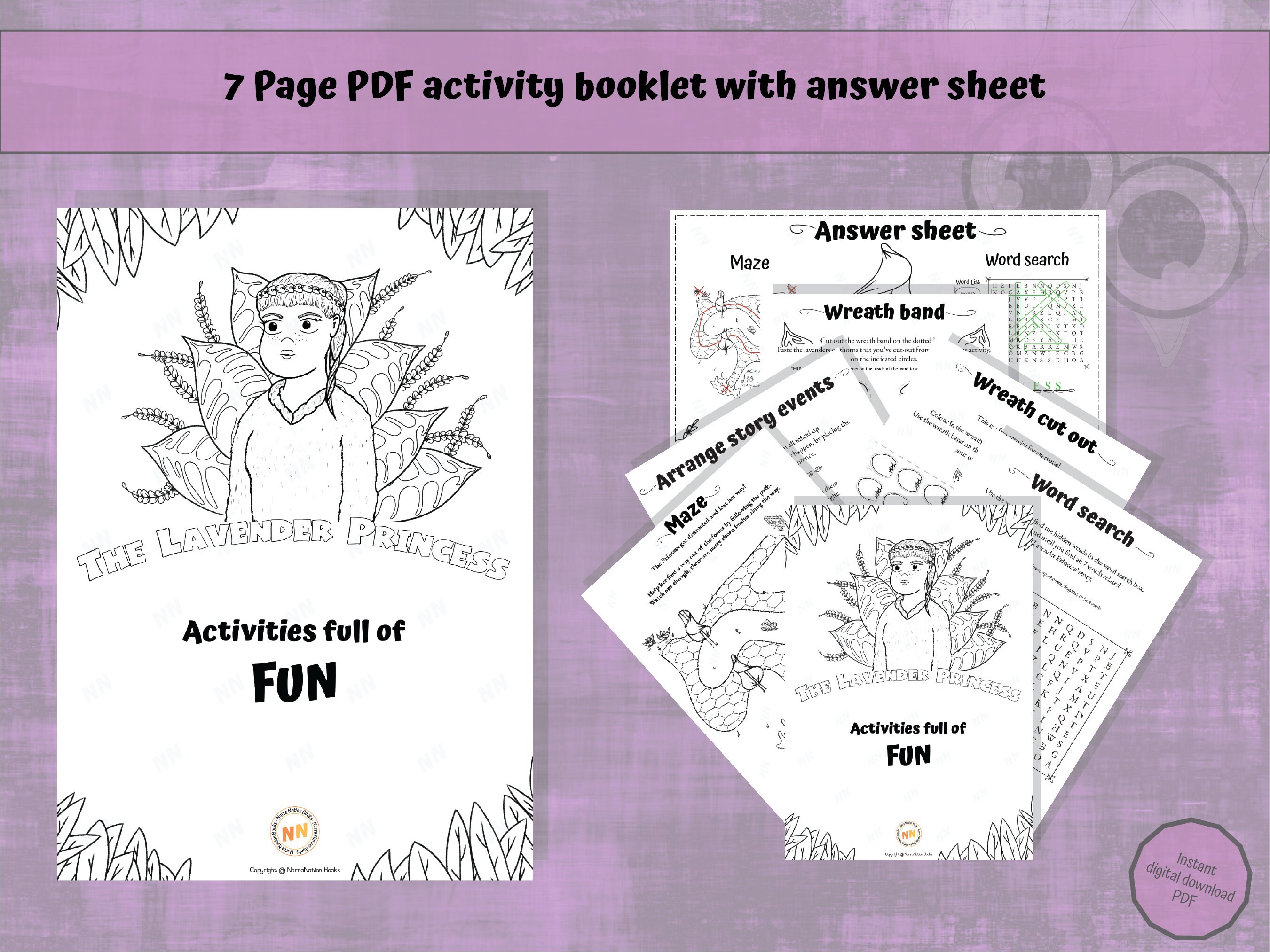 Downloadable Kids Short Story Bundle With Activity Worksheets 5 PDF ...