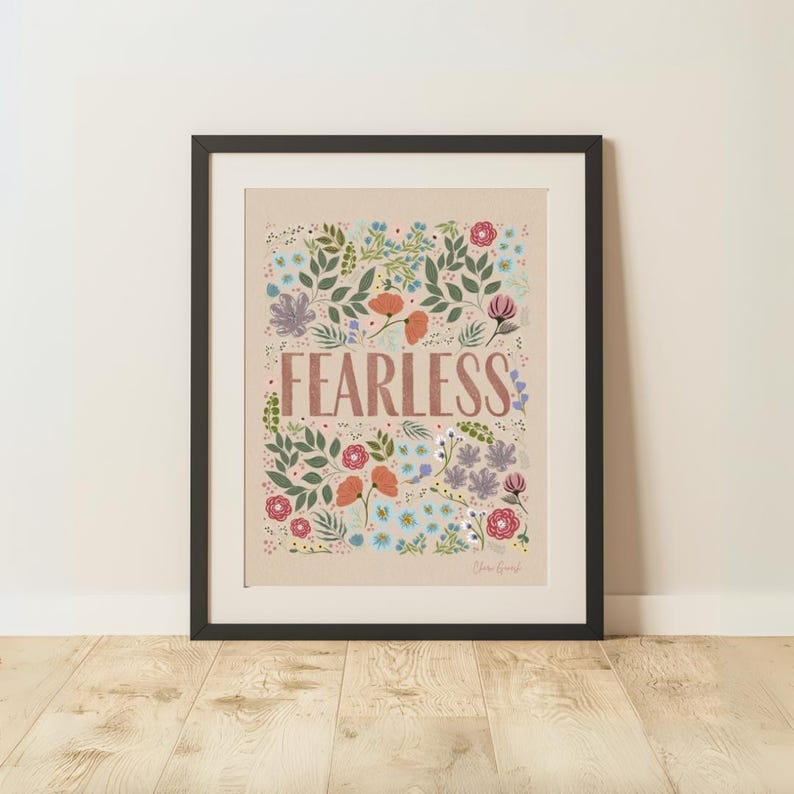 Tswift Subtle Lyric Art Print || "fearless" Quote - Etsy