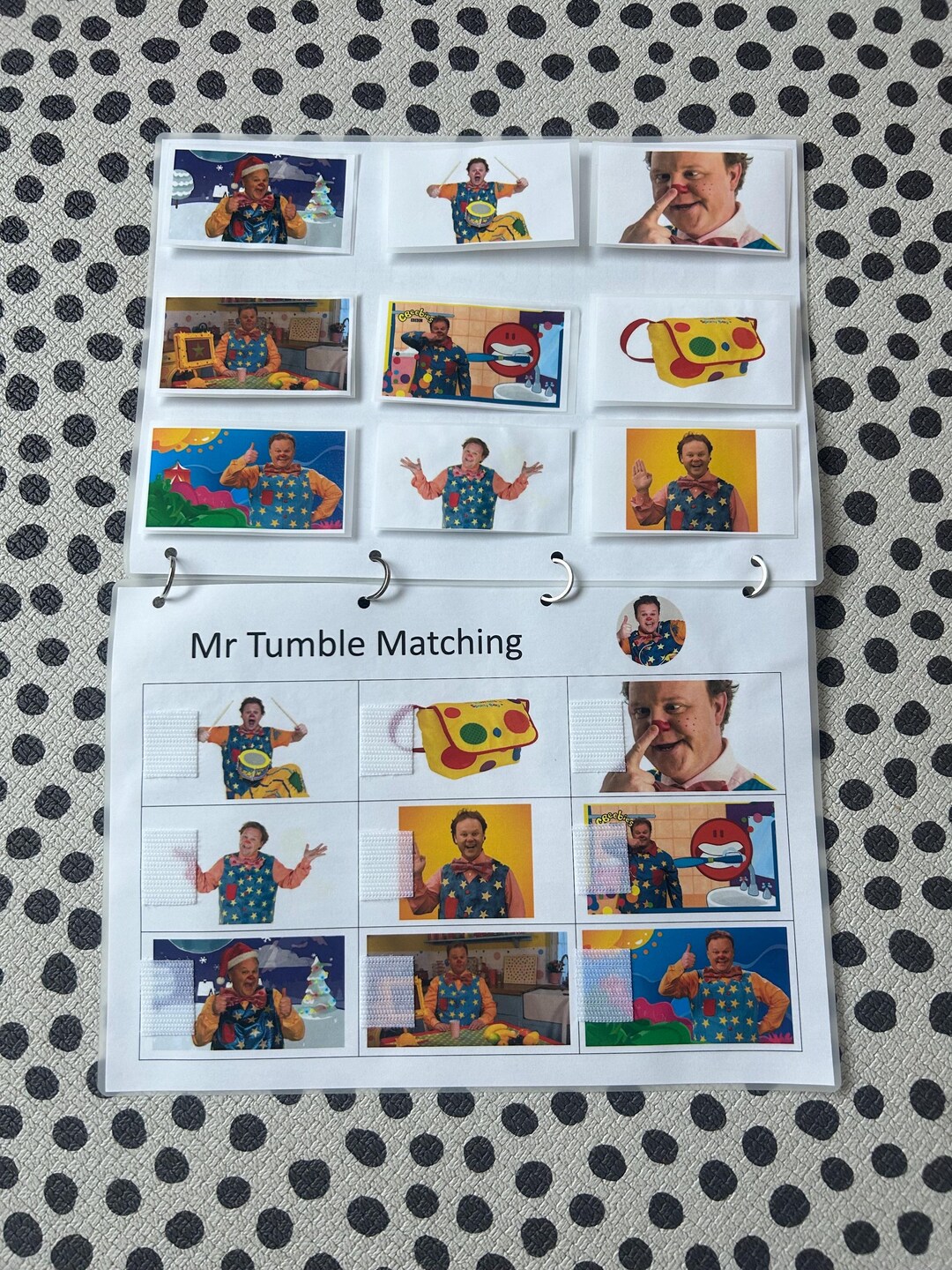 Character Matching Work Booklet - Etsy