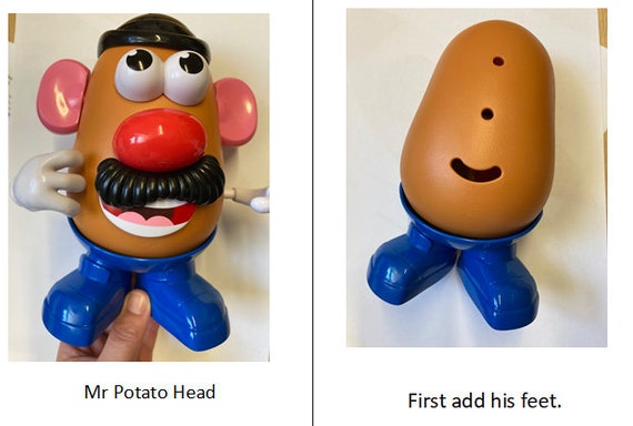 Mr Potato Head PECS and Instructions | Etsy