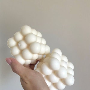 Lucerna Cube Bubble Candle - Bubble Candle - Soy Wax Cube Bubble Candle - Soy Wax Bubble Candle ...