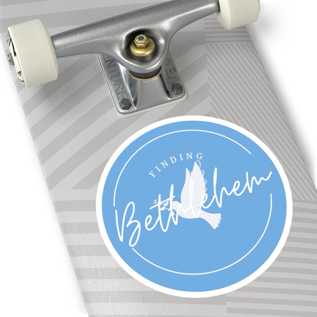 Finding Bethlehem Logo Sticker Light Blue - Etsy