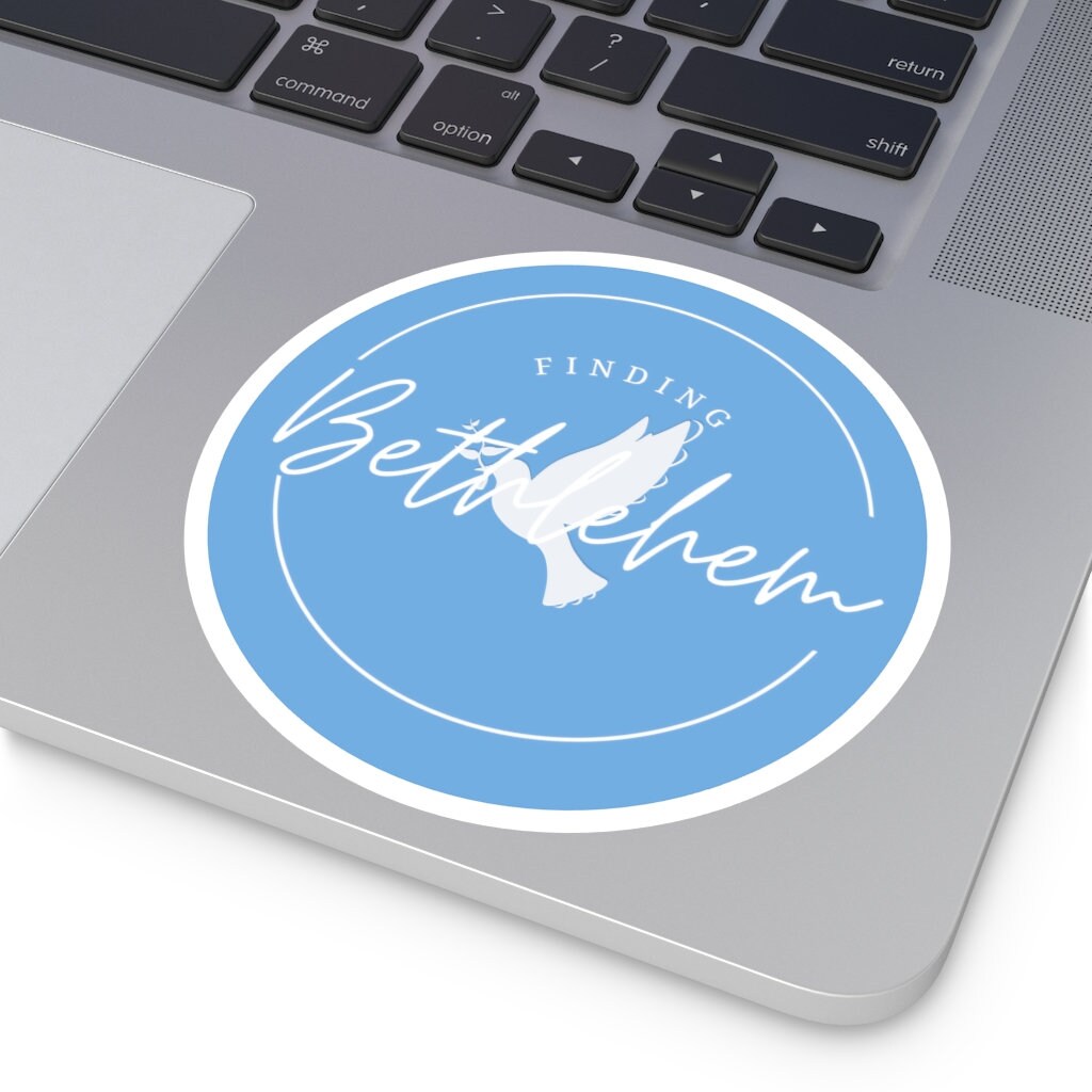 Finding Bethlehem Logo Sticker Light Blue - Etsy