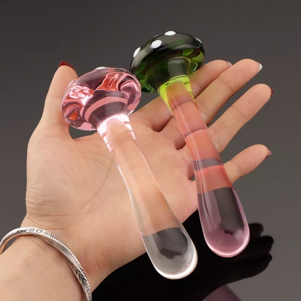 Cute Glass Mushroom Dildo Etsy
