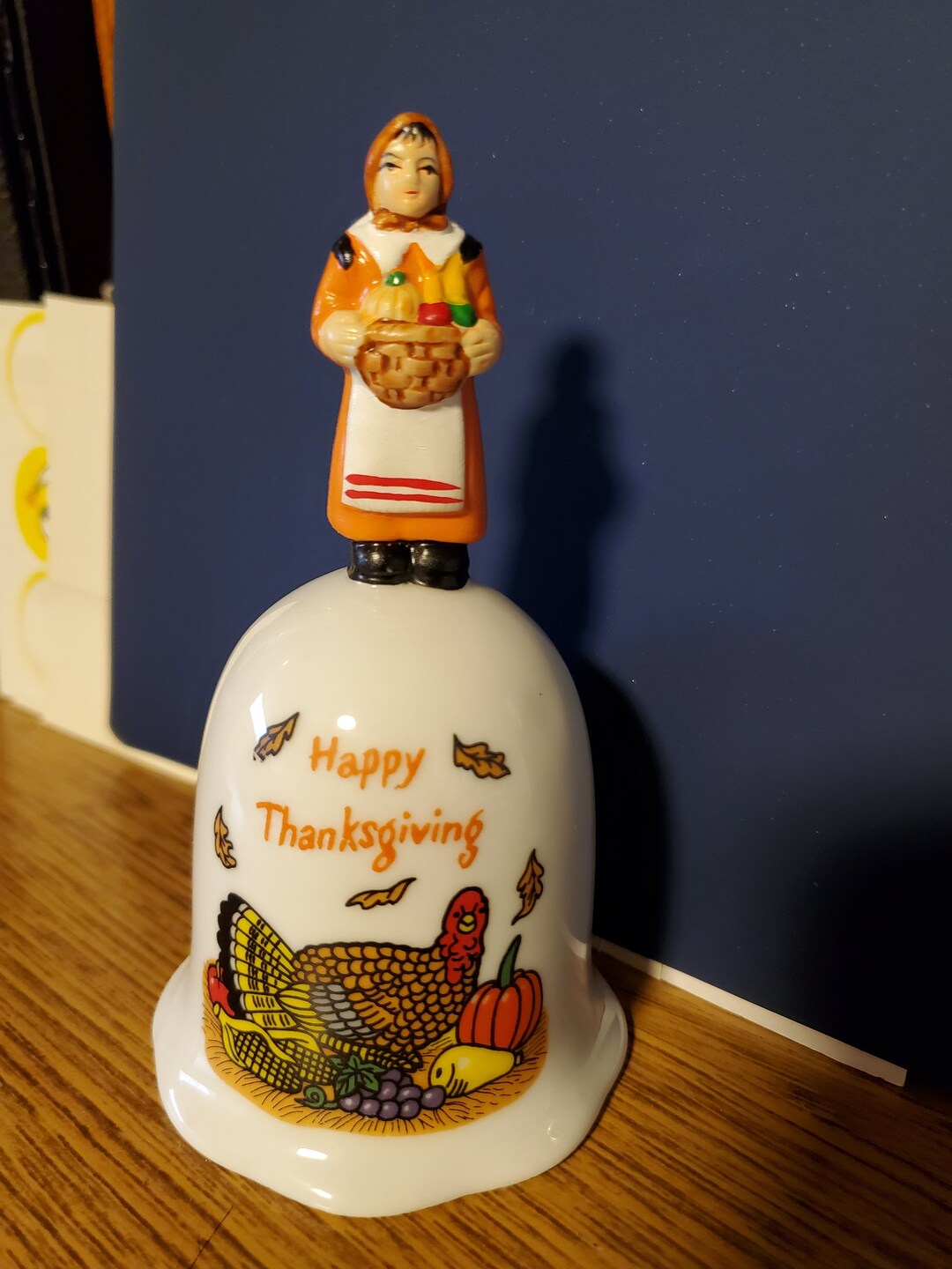 Happy Thanksgiving Ceramic Bell - Etsy
