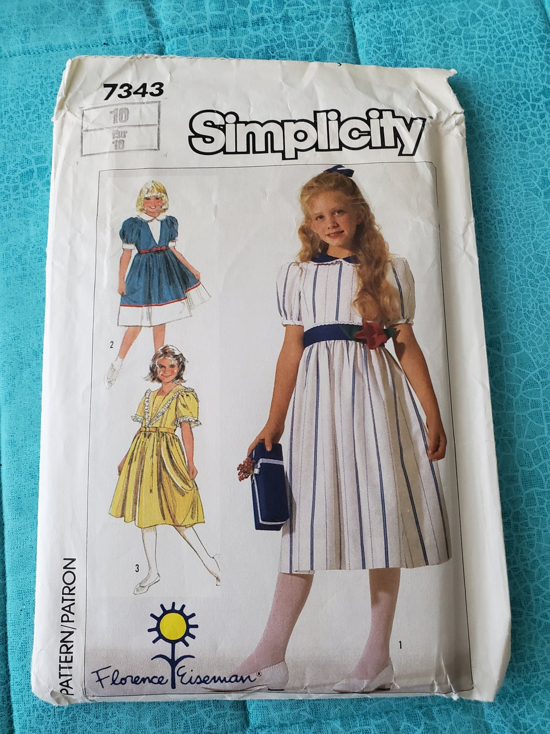 Girls Dress Pattern Size 10 - Etsy
