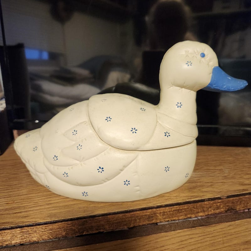 Goose Cookie Jar - Etsy