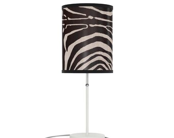 Zebra Print Lamp - Etsy