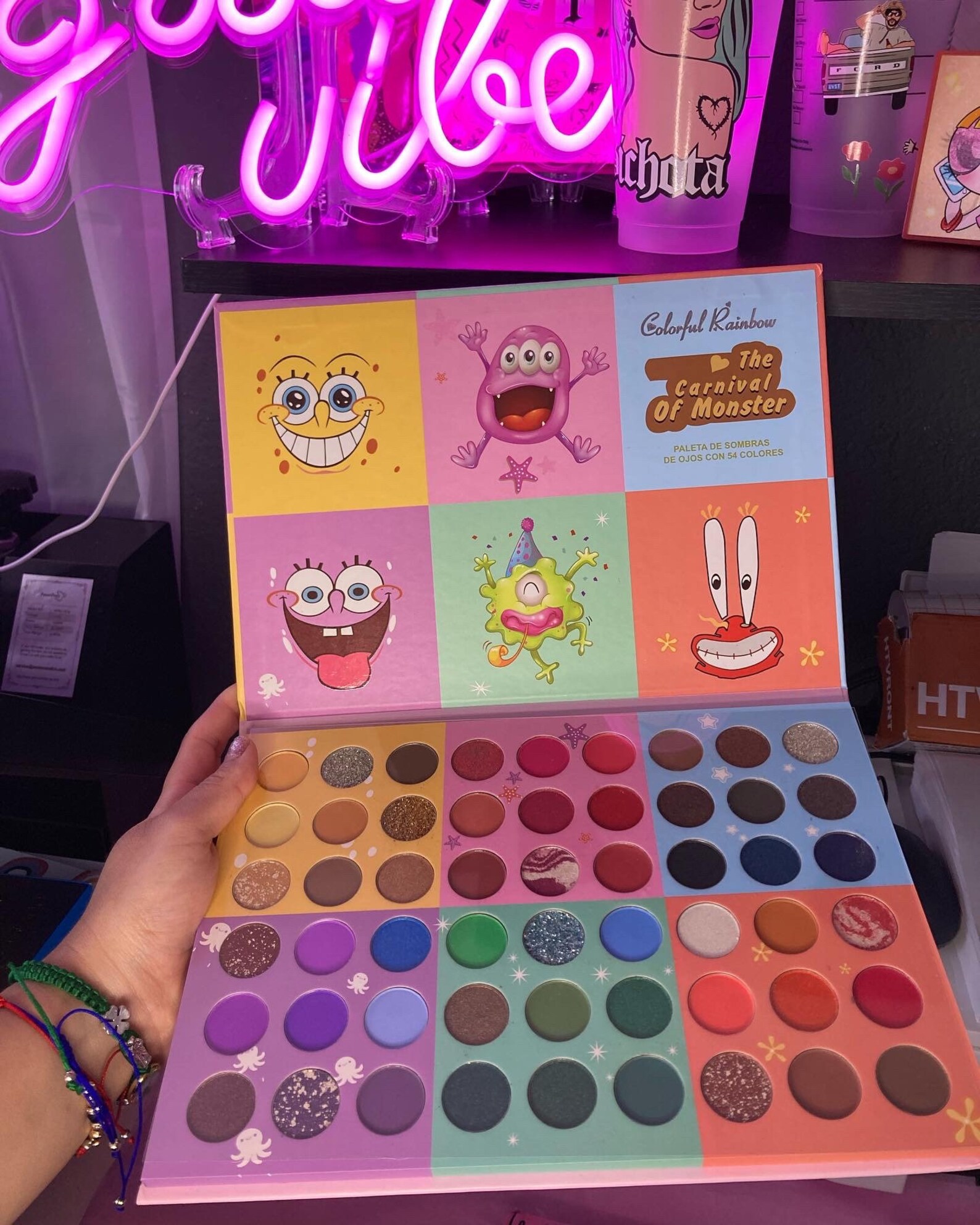 Spongebob Eyeshadow Palette - Etsy