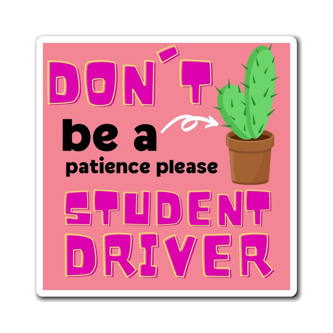 New Driver Magnet, New Driver Car Magnet, Cute Car Magnet, New Student ...