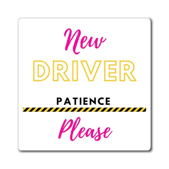 New Driver Magnet New Driver Car Magnet Cute Car Magnet New - Etsy