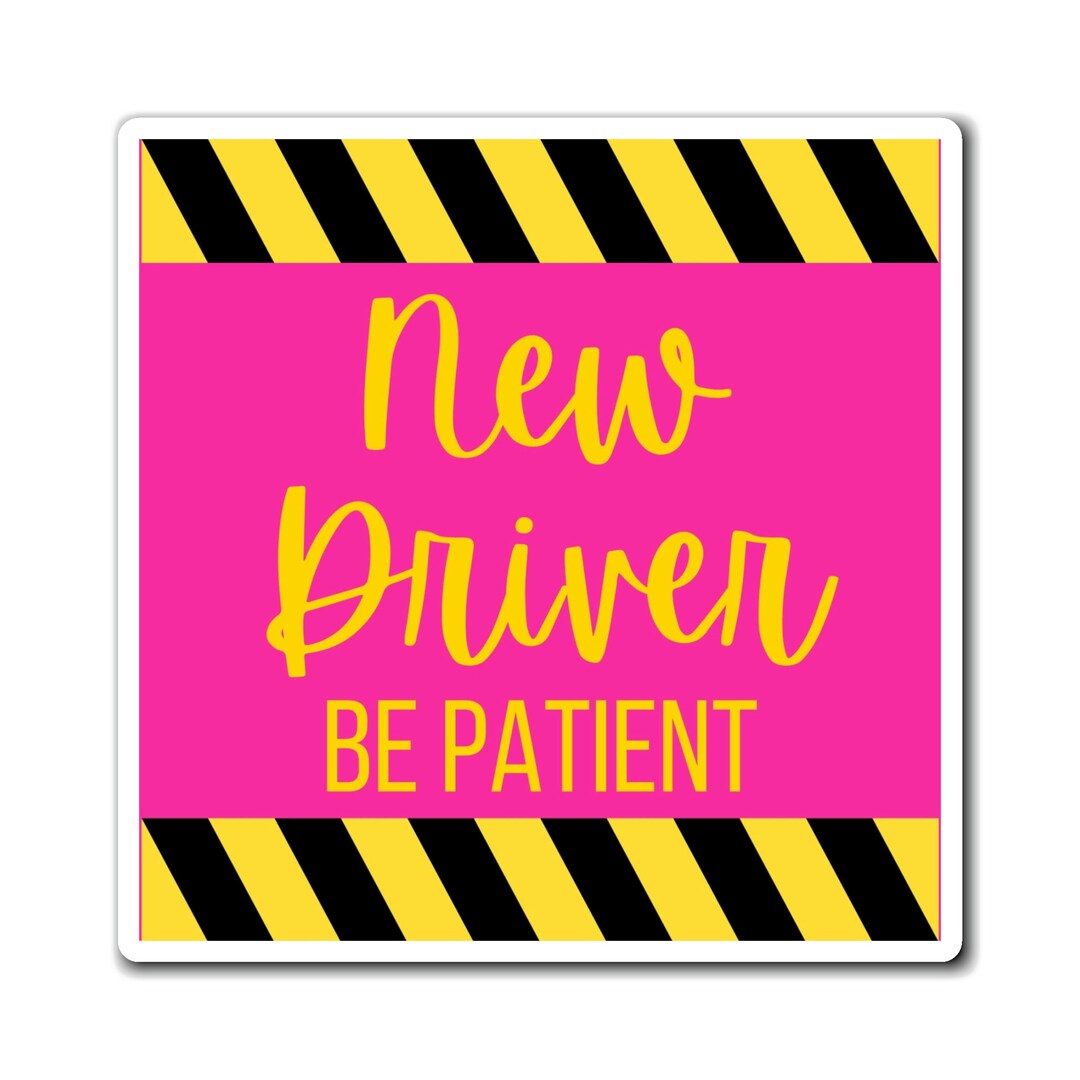 Student Driver Magnet, New Driver Car Magnet, Cute Car Magnet, New ...