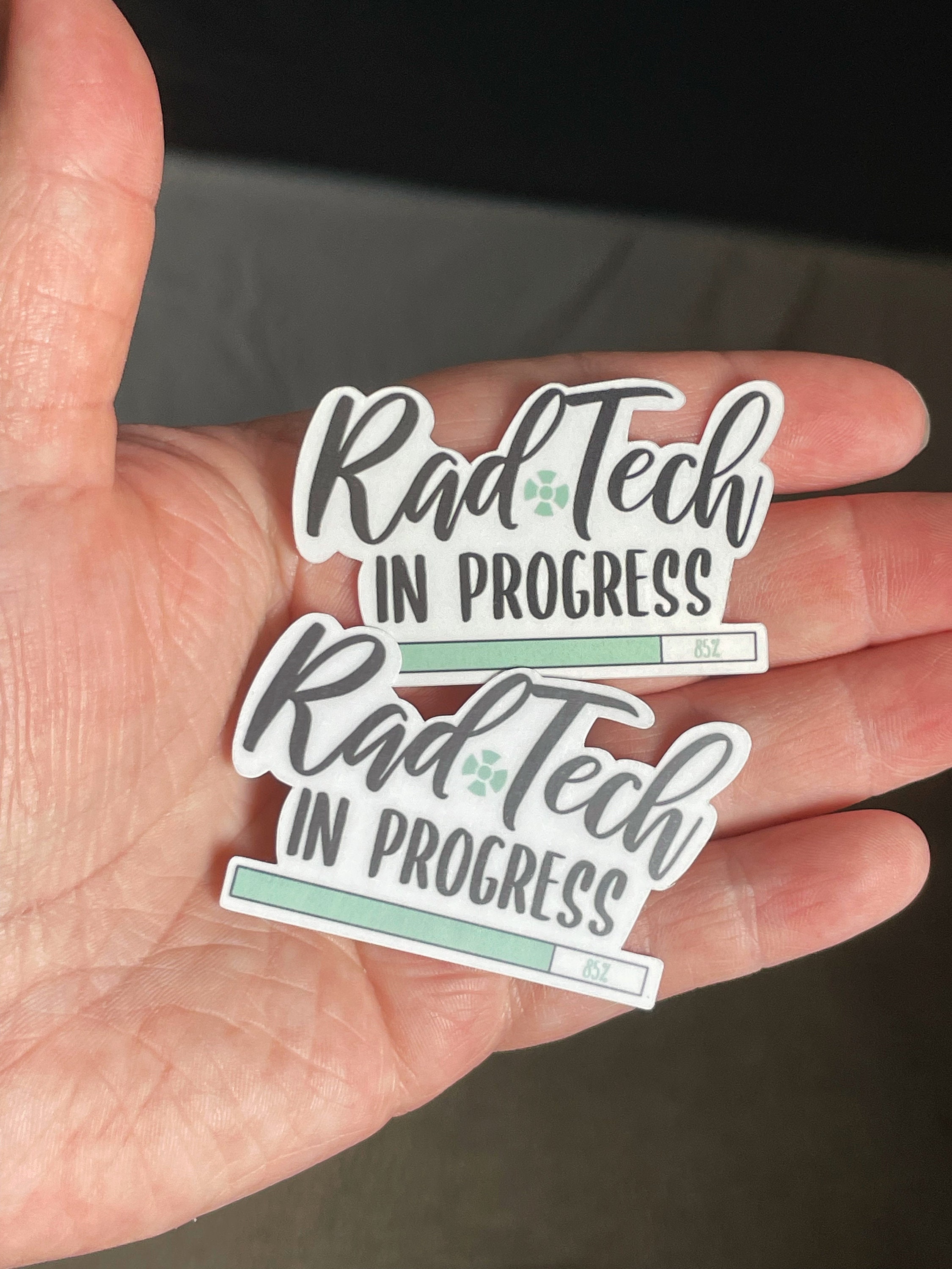 Rad Tech in Progress Vinyl Sticker Weatherproof Custom - Etsy