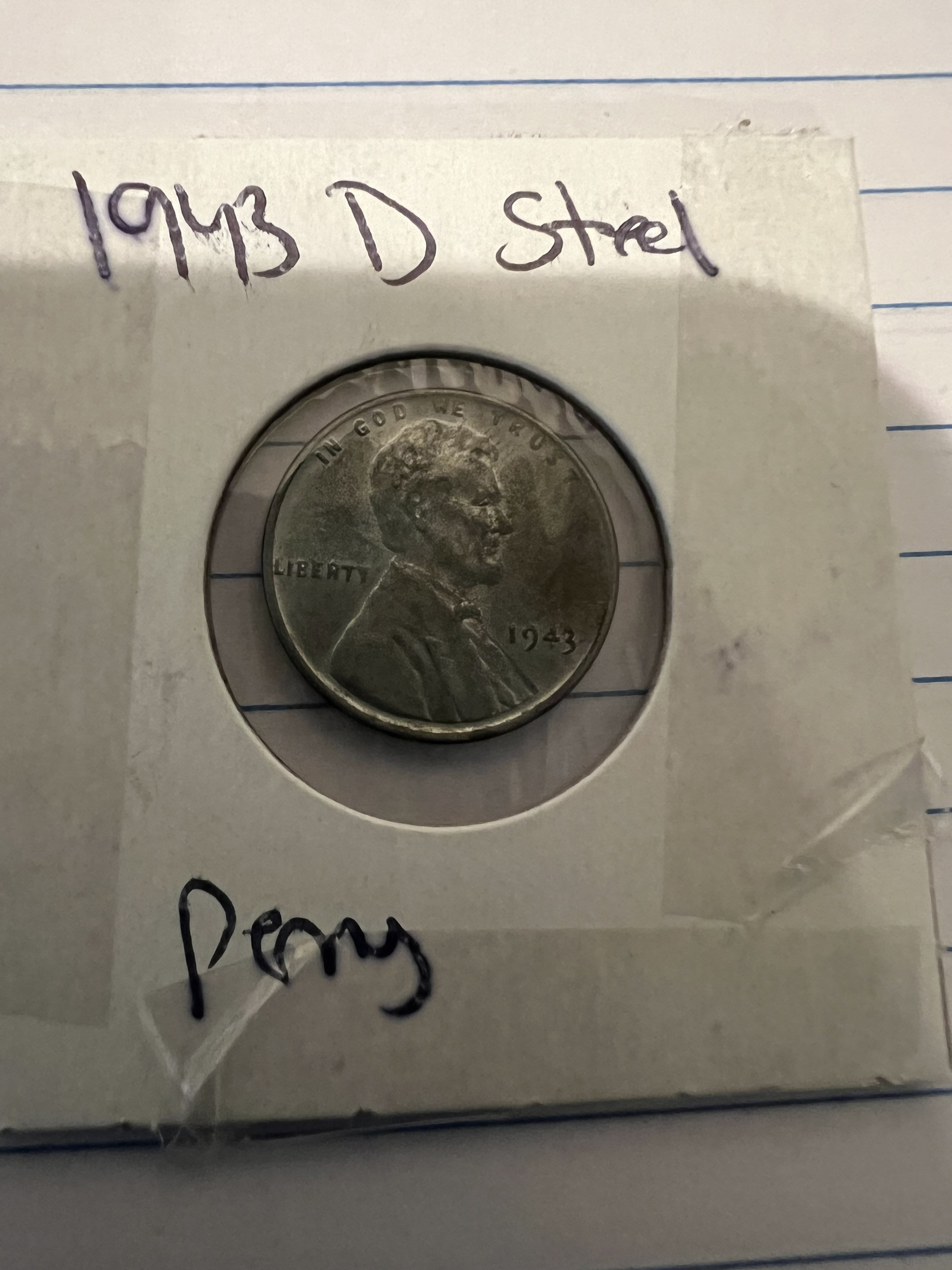 1943 D Steel Penny - Etsy