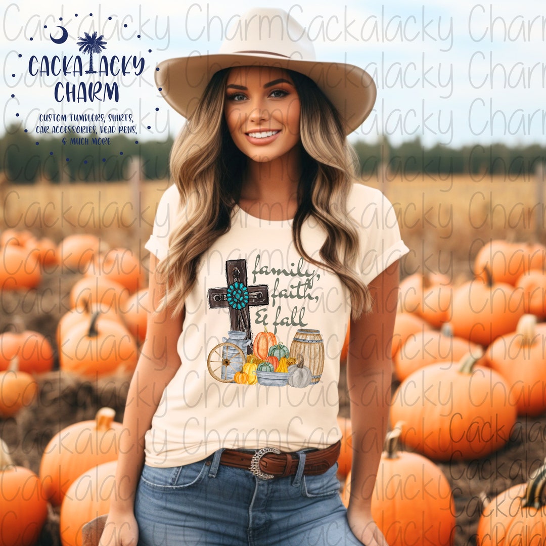 Family, Faith, & Fall Graphic PNG Sublimation Downloadable Design - Etsy