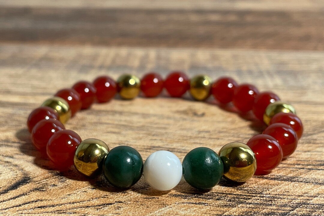 Jolly Crystal Bracelet Christmas Bracelet Holiday Crystal Bracelet ...